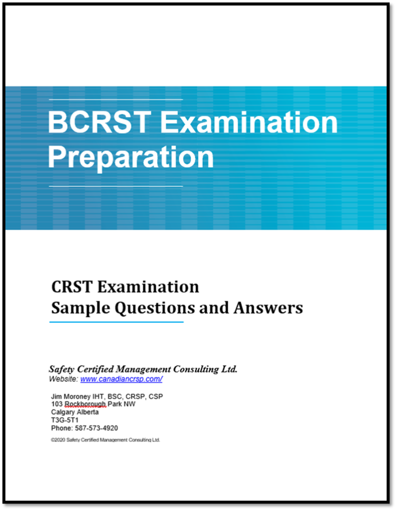 CRST Workshops Archives - Canadian Safety Exam Prep