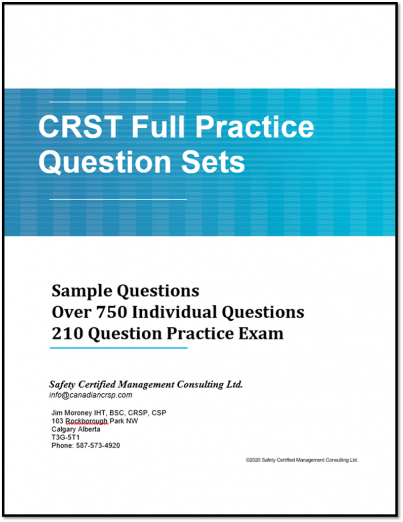 CRST Questions and Practice Exam - Canadian Safety Exam Prep